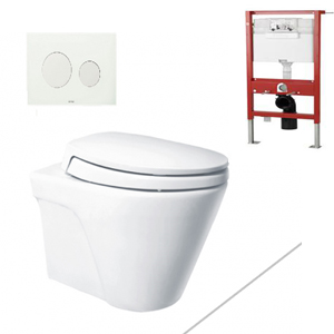 Bồn cầu TOTO CW822NJWS/WH035D/MB005DG treo tường – TBVS Hùng Thư